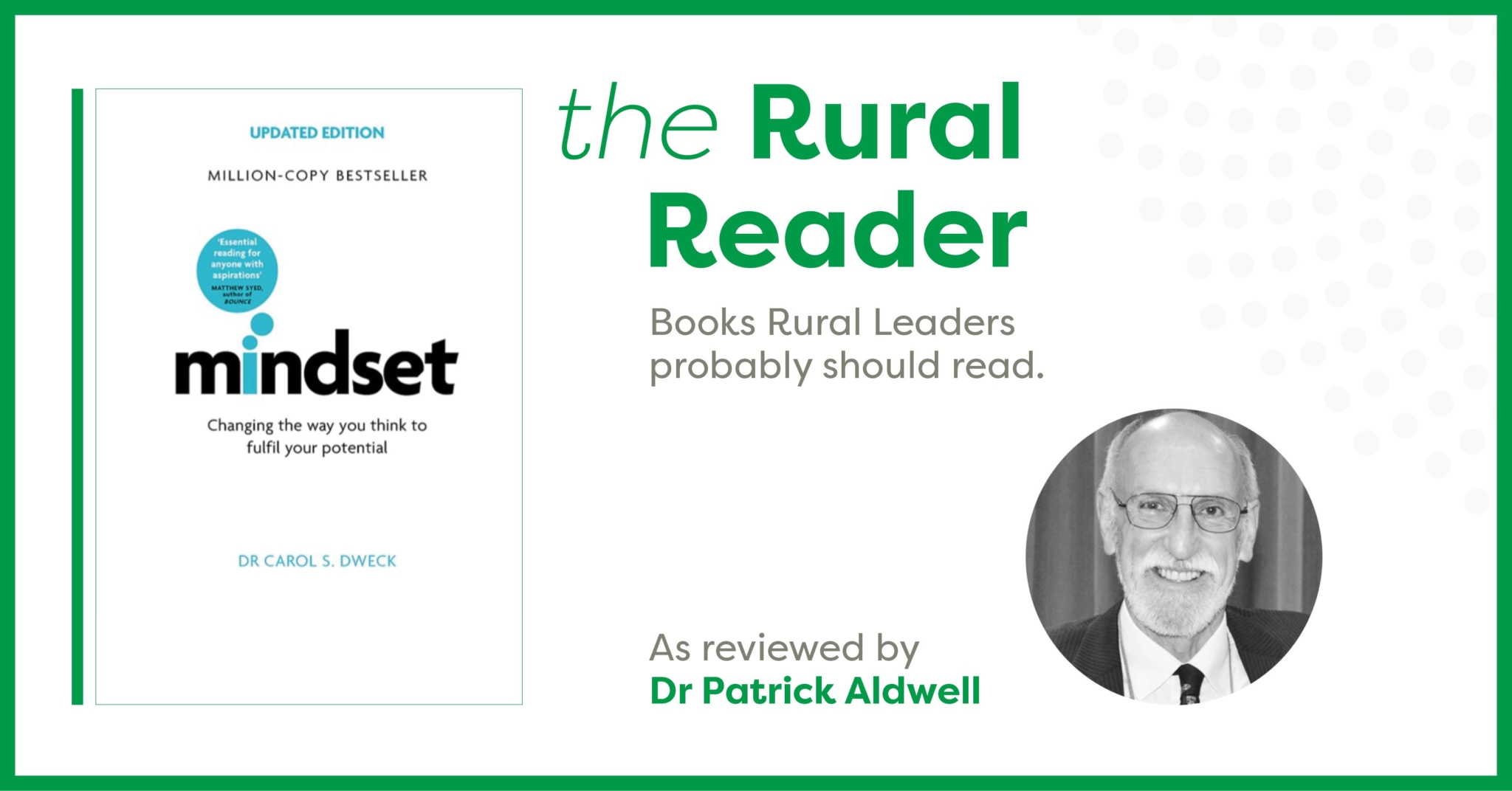 The Rural Reader. June book review. | Rural Leaders
